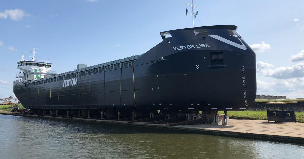 THECLA BODEWES SHIPYARDS SUCCESSFULLY LAUNCHES 7.280DWT VESSEL 'VERTOM ...