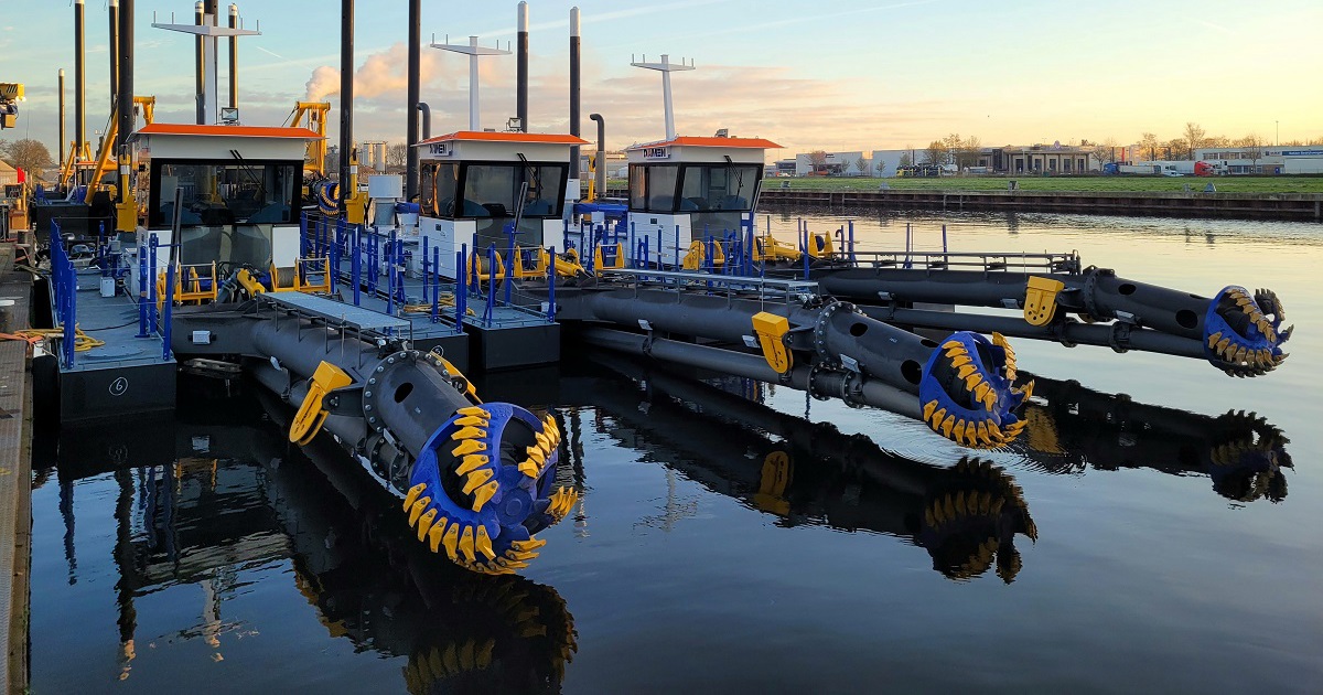 Damen delivers another batch of cutter suction dredgers for Mexico